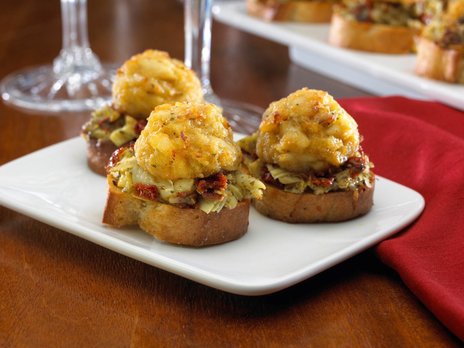 Crab Mini Crostini Recipe—we won't tell how easy it was to make