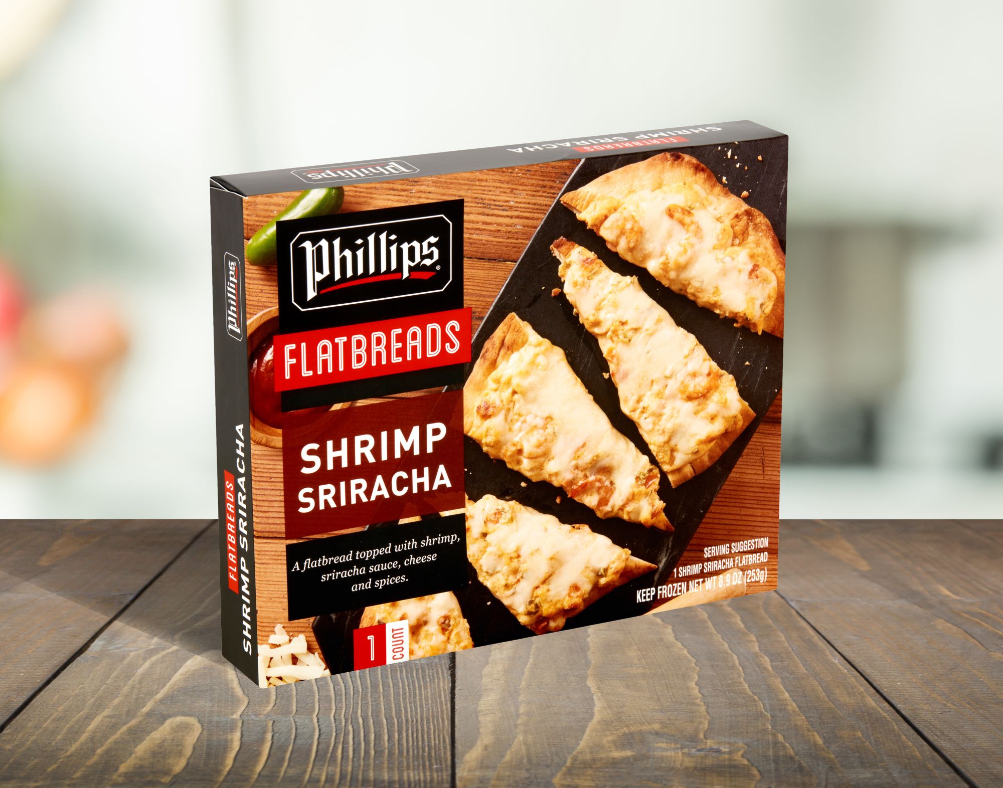Sriracha Shrimp Flatbread Phillips Foods Inc