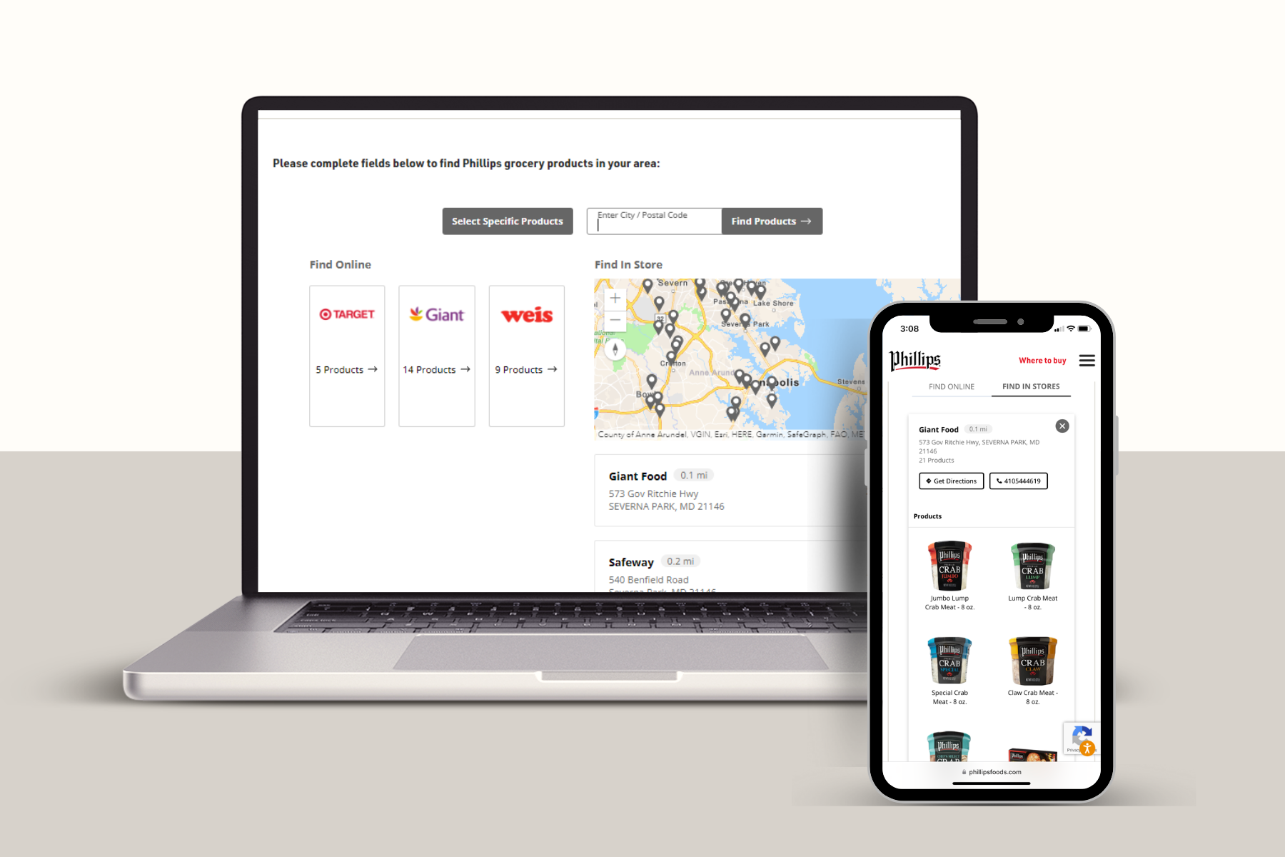 Phillips Launches New Store Locator - Phillips Foods, Inc.