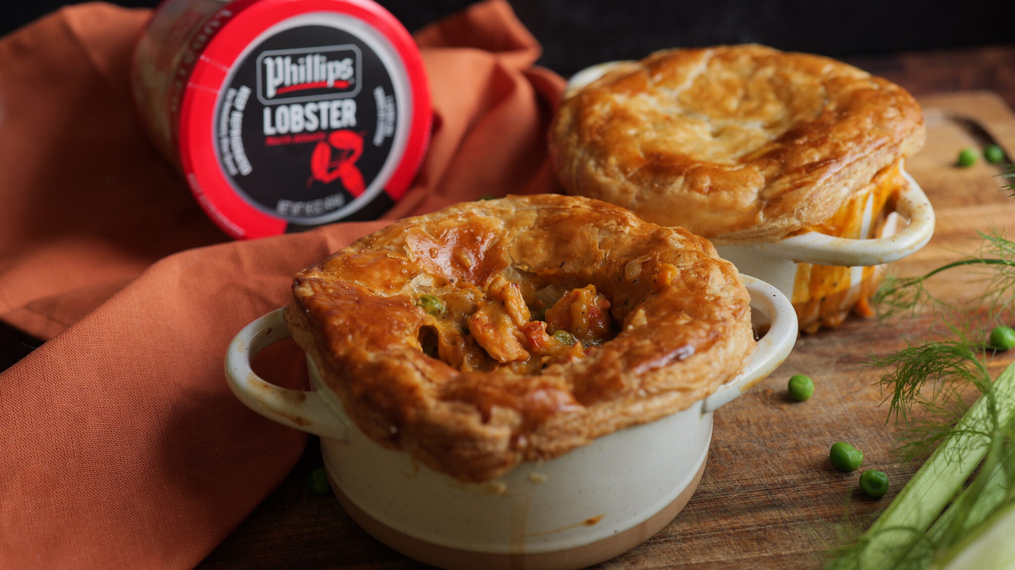 Lobster Pot Pies - Phillips Foods, Inc.