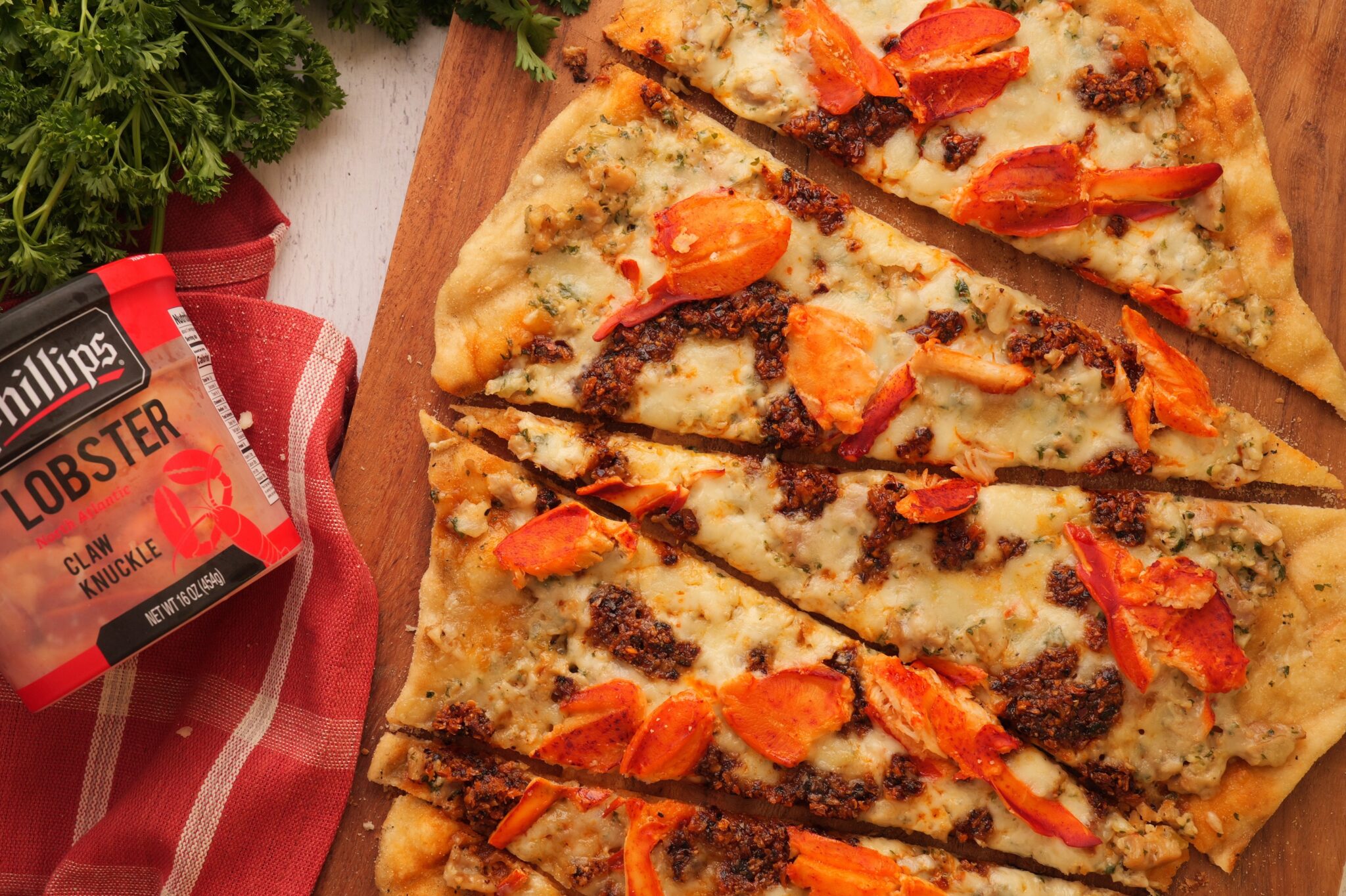 Spicy Lobster Pizza - Phillips Foods, Inc.