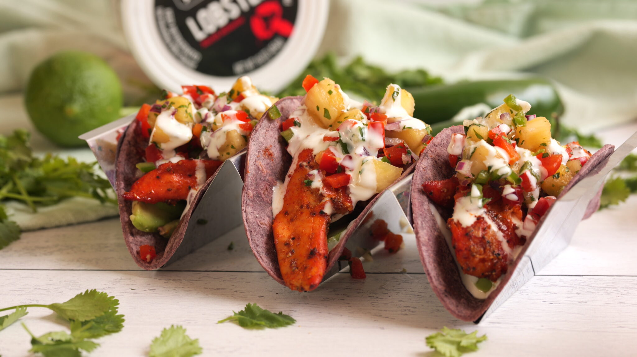 Grilled Lobster Tacos - Phillips Foods, Inc.