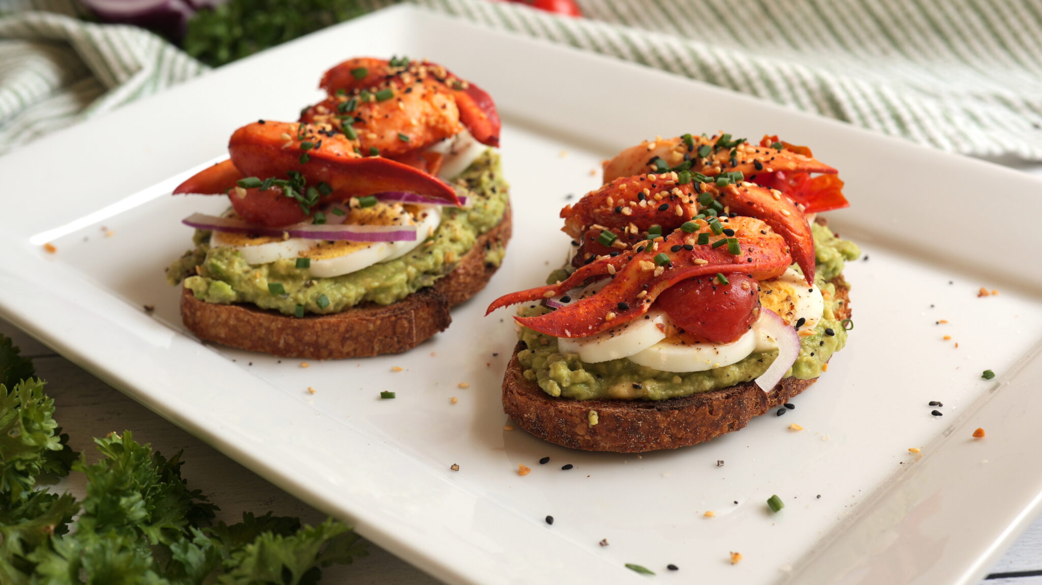 Lobster Avocado Toast - Phillips Foods, Inc.